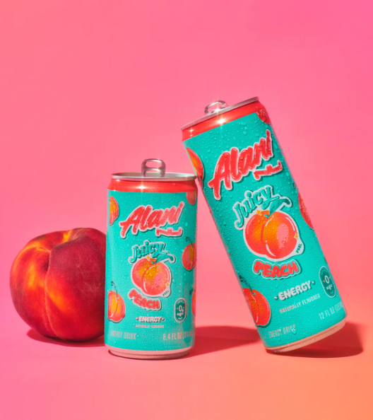 Alani Nu Juicy Peach Energy Drink – candy canvas